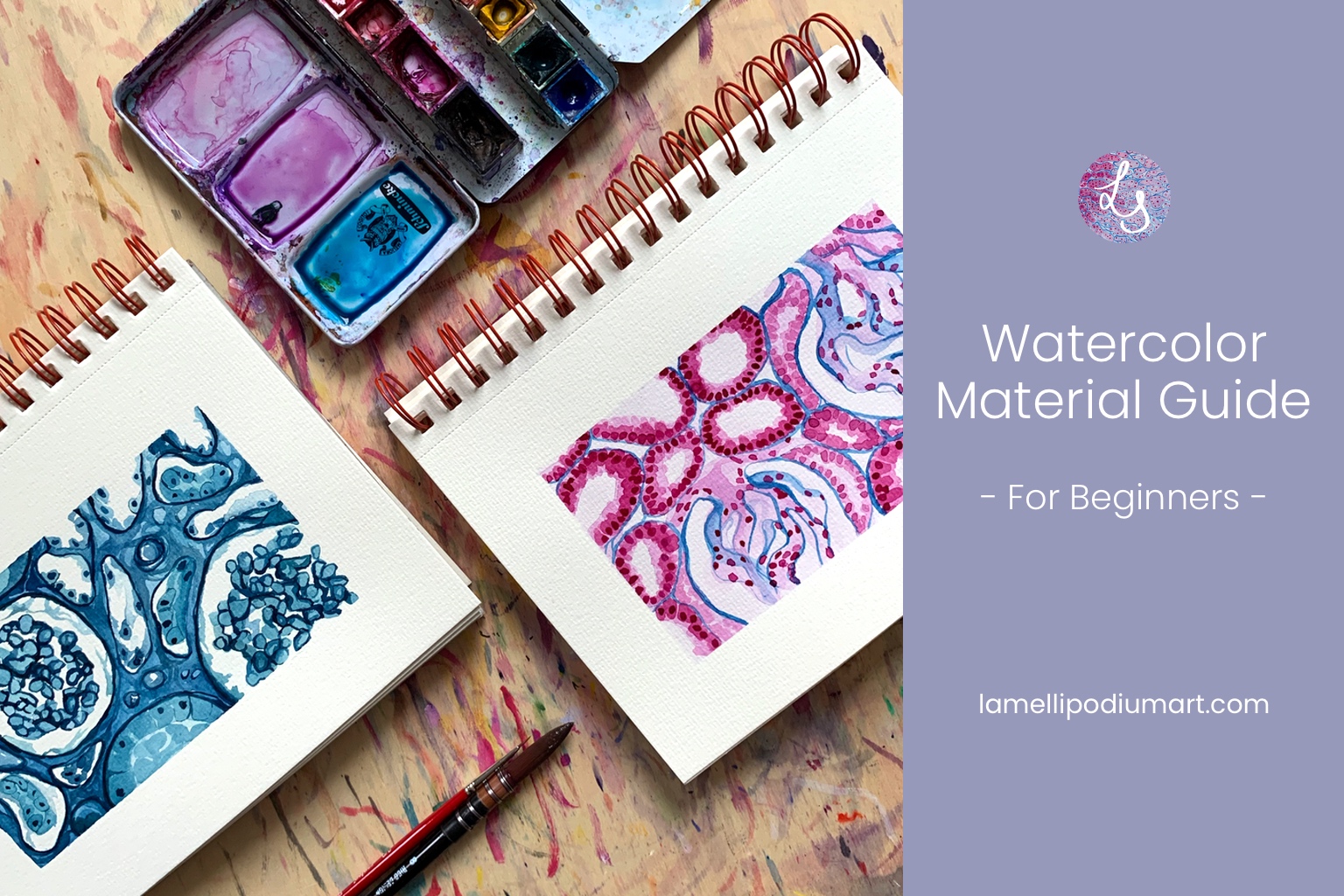Starting Watercolor - What Supplies Do You Need - LamellipodiumArt