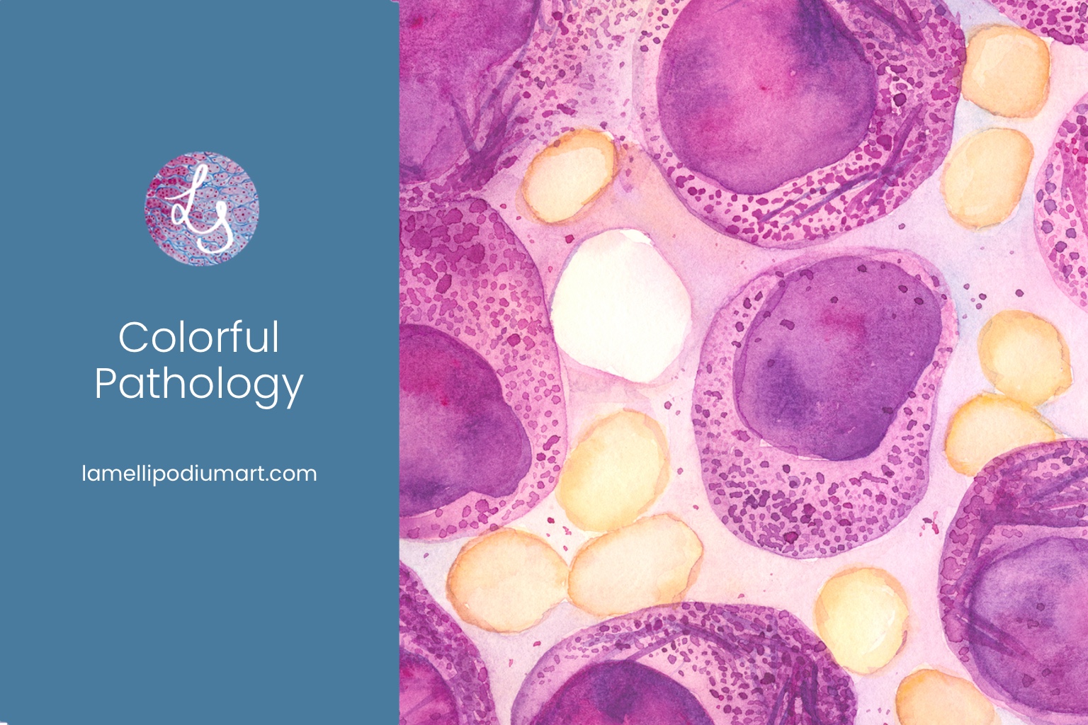 Colorful Pathology - Painting Series - LamellipodiumArt